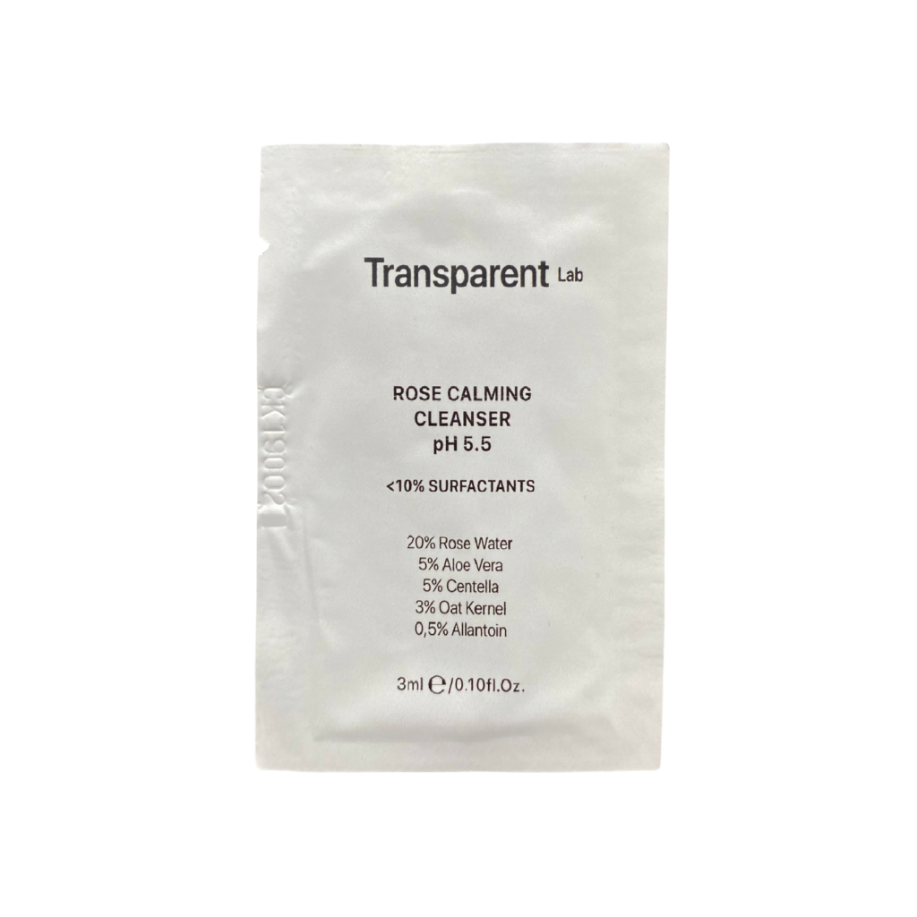 Тестер Ніжний гель для очищення Transparent-Lab Rose Calming Cleanser 3 ...