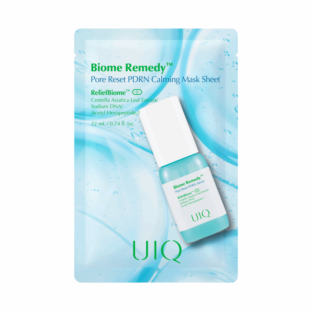 Заспокійлива тканинна маска UIQ Biome Remedy™ Pore Reset PDRN Calming ...